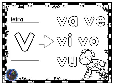 Silabario para colorear (19) – Imagenes Educativas