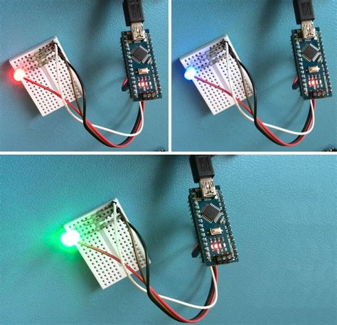 RGB светодиод подключён к Arduino | Светодиод, Ардуино, Электроника