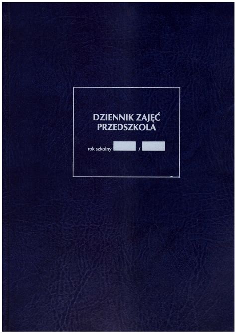 Dziennik Zajęć Przedszkola MEN I/1 Wydawnictwo Edulex