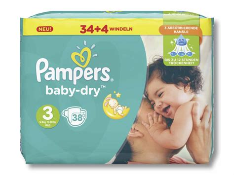 Couches Pampers Baby-dry - Lidl — Suisse - Archive des offres ...
