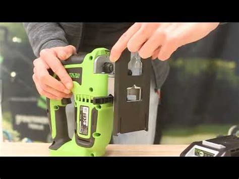 Обзор аккумуляторного лобзика Greenworks GD24JS 24V, арт. 3601407 - YouTube