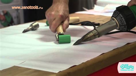 Пример работы ручным сварочным аппаратом LEISTER (Ляйстер) для сварки ...