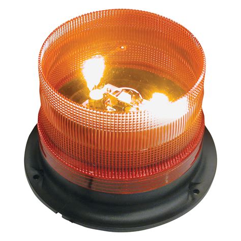 Сигнална лампа, тип стробоскоп, жълта, с магнитна база, ксенон 500W 12V ...