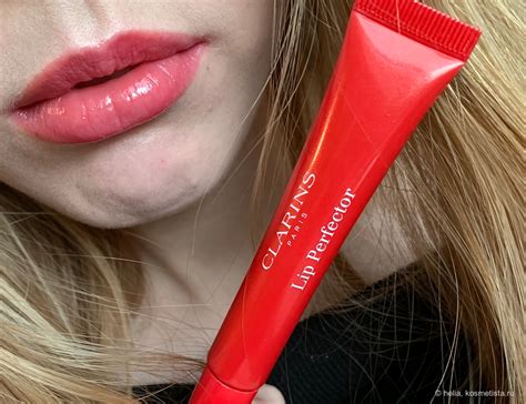 Блеск для губ Clarins Lip Perfector в оттенке 23 pomegranate glow ...
