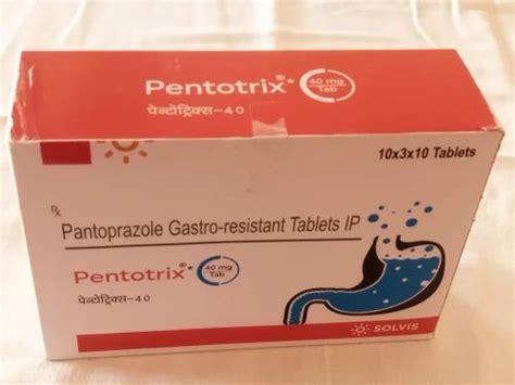 Pentotrix tab 10''''''''s, 40 mg at Rs 70/stripe in Salem | ID ...