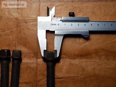 Болт (винт) с кольцом для резцедержателя М12х60 шаг 1.75 СССР ГОСТ 1486 ...