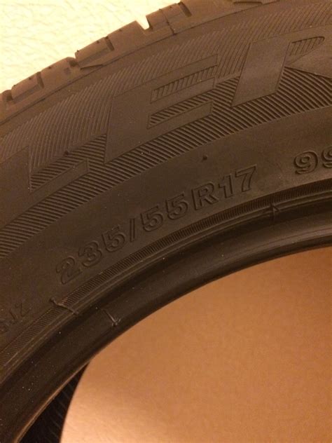 Продаю новую летнюю резину Bridgestone Dueler H/P 235/55 R17 — Audi Q3 ...