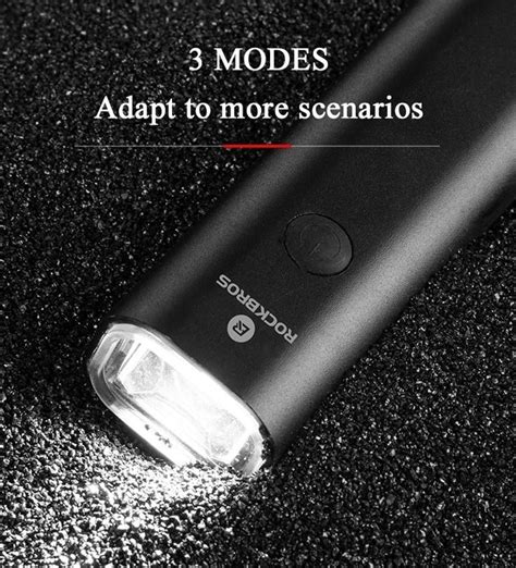 Rockbros Road Bike Mountain Bicycle Cycling LED FrontLight YQ-QD400LM ...