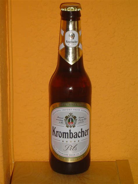 Coleccionando cervezas: Krombacher Pils