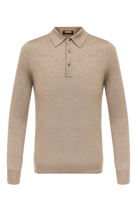 Поло из кашемира и шелка Svevo цвет бежевый купить в ЦУМ OUTLET, арт ...