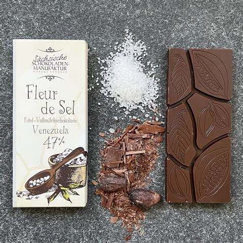 Criollo 47 % Edel-Vollmilchschokolade Fleur de Sel