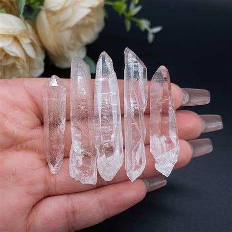 Прозрачный кварцевый кристалл, 50 г | AliExpress