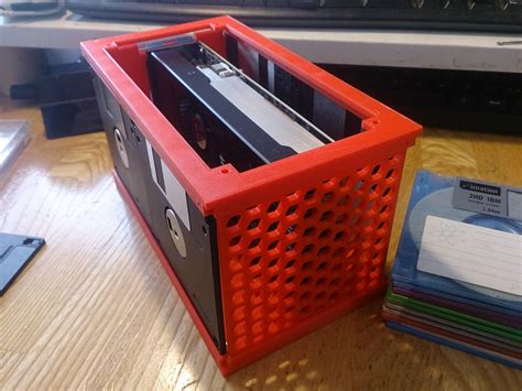eGPU box for gtx1050ti using floppy disks and 3d printed parts. http ...