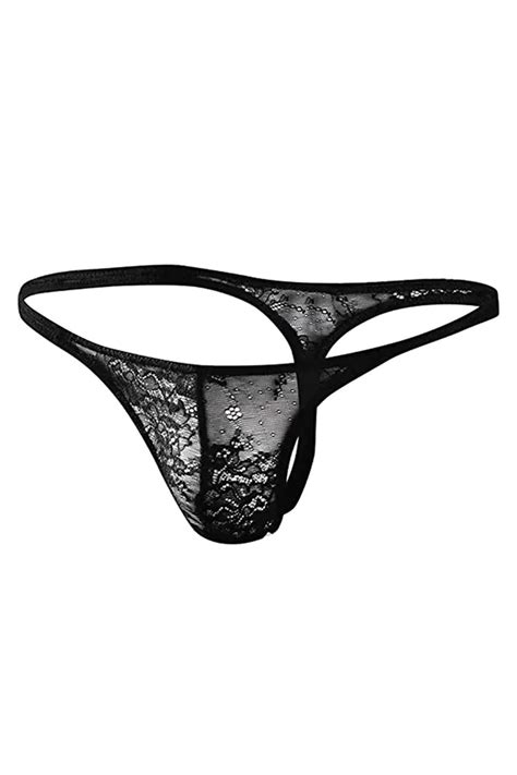 Dantel Detay Erkek String Tanga - Tarzını Tamamla - Lidofya