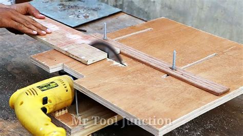 Мини циркулярный стол на базе дрели | Diy wood projects furniture, Diy ...