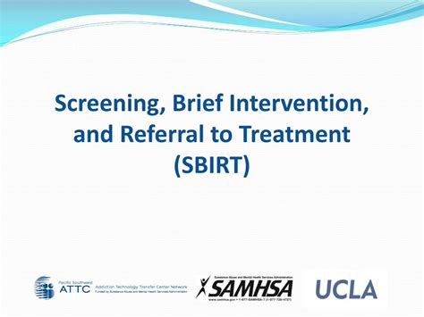 PPT - Screening, Brief Intervention, and Referral to Treatment (SBIRT ) PowerPoint Presentation ...