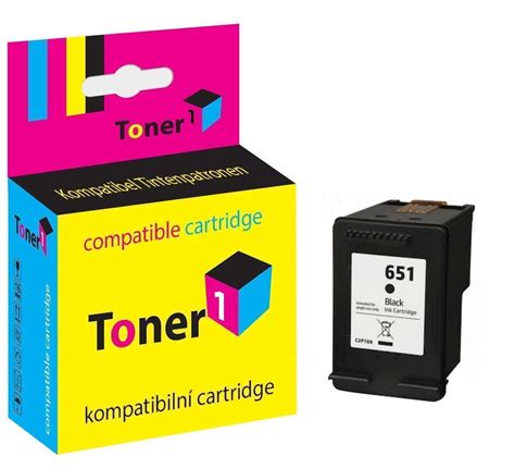 Cartridge HP 651 - C2P10AE kompatibilní černá Toner1 | Naplne.cz