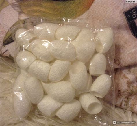 Коконы шелкопряда Aliexpress 50pcs/lot Fresh Natural silkworm cocoons ...