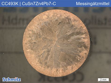 CC493K | CuSn7Zn4Pb7-C – Schmitz-Metallographie GmbH