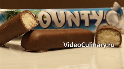 Рецепт - Шоколадный батончик Баунти от http://www.videoculinary.ru ...