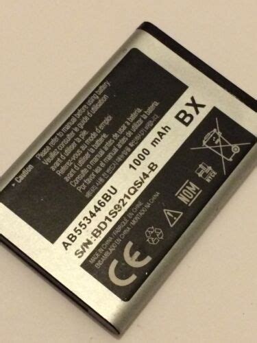 Samsung AB553446BU Genuine Original Battery - B2100 C5212 C3300 M110 ...
