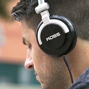 Koss Pro DJ200 Full Size Over-Ear DJ Headphones with Mic - Black ...