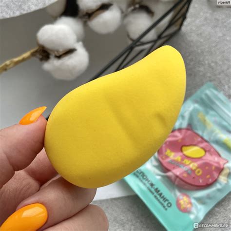 Спонжи для макияжа BEAUTY BOMB Mango sponge - «Манго-спонж от BEAUTY ...