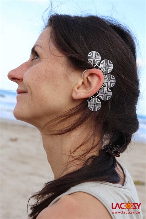 Elfen Ohrring SPIRALE Silber - LaCozy Onlineshop