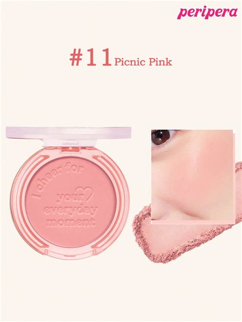 Peripera K-Beauty Peripera Single Color Powder Blush Palette, Matte ...