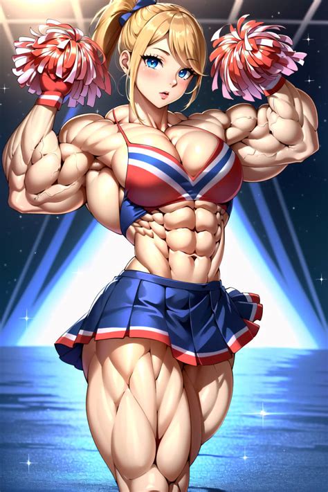 AI Generated - Cheerleader (Muscular) by Turamarth14 on DeviantArt
