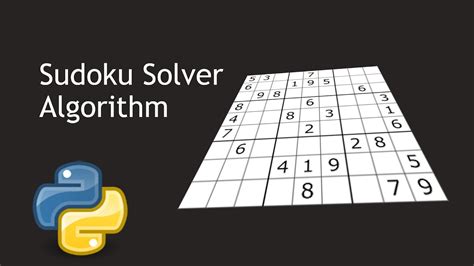 Sudoku Solver Algorithm In Python Part 1 - Introduction | TheDLAcademy ...