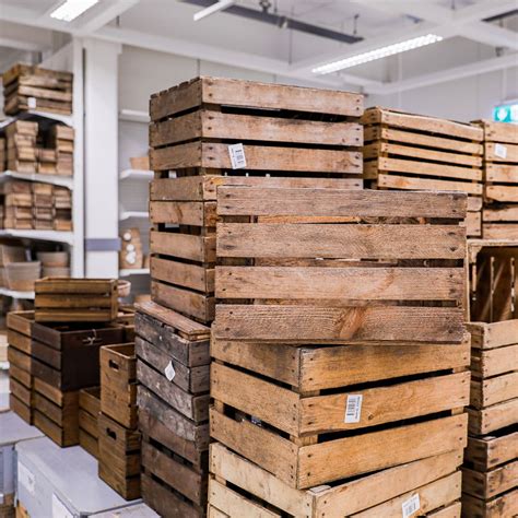 Decorate with rustic wooden boxes | Gekås