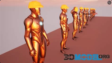Unreal Engine asset – Construction NPC Animations