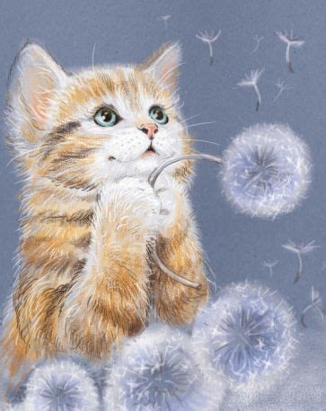 "Алмазная мозаика Котенок, без подрамника , 20х25 см" купить алмазные ...