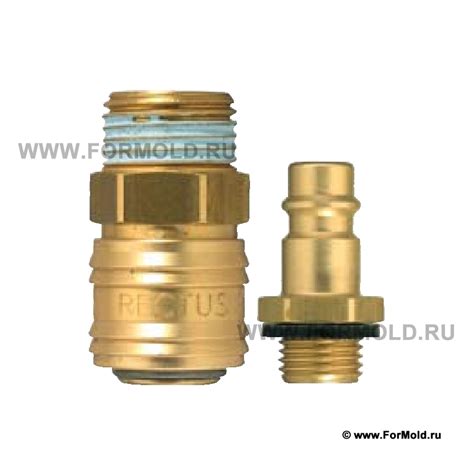 Быстросъемное соединение для воздуха Rectus type 26. Быстроразъемные ...
