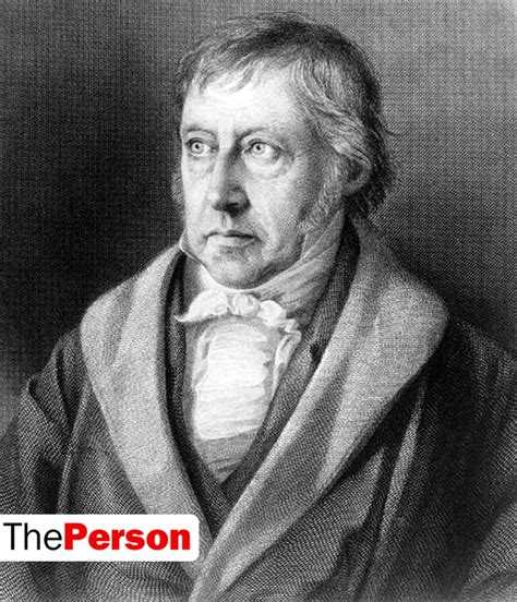 ThePerson: Георг Вильгельм Фридрих Гегель, биография