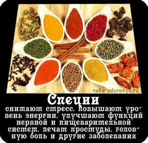 Немного о пользе специй