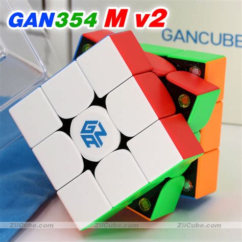 GAN 3x3x3 Magnetic cube - GAN354 M V2 puzzle intellectual toy magic ...