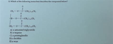 Solved Which of the following the following terms best | Chegg.com