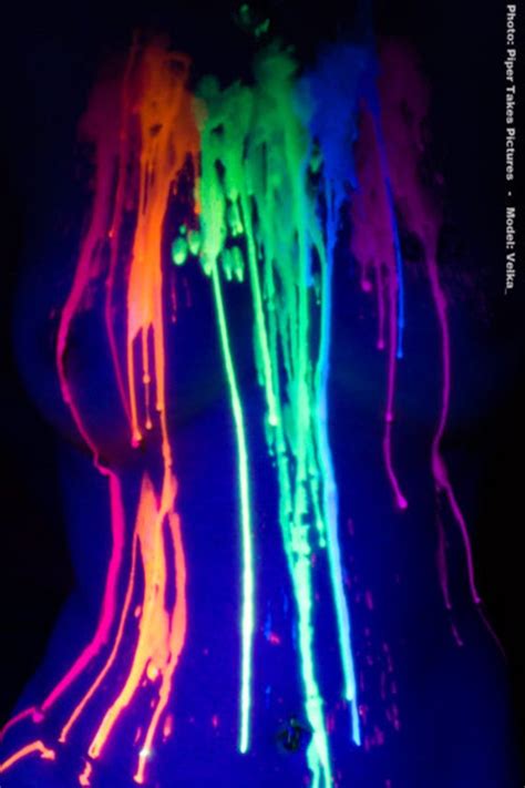 Blacklight Wax Play Pitcher Candle Low Temp Fluorescent - Etsy