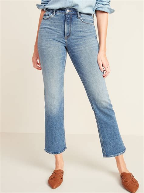 Old Navy Women's High-Waisted Crop Flare Ankle Jeans - Vera - Size 0 ...