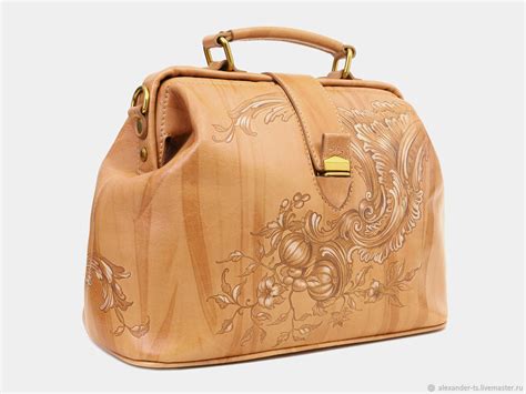 Сумка - саквояж с ручной росписью W23 Beige Рог изобилия в интернет ...