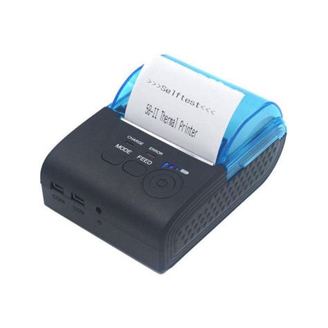 Термопринтер мобильный Zjiang ZJ-5805DD POS Bluetooth чековый принтер ...