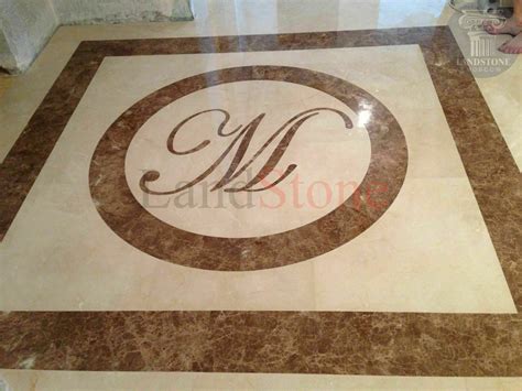 Гидроабразивная резка панно из мрамора LandStone