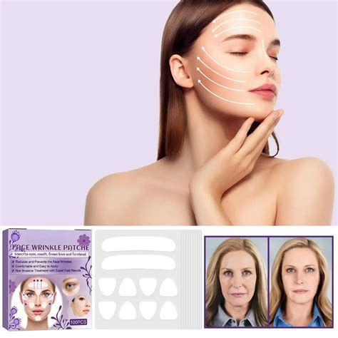 100 шт., пластырь для лица против морщин | AliExpress