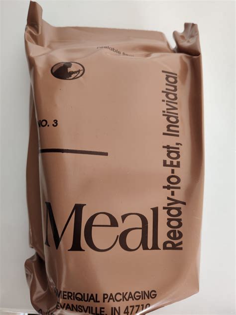 Rare and Discontinued Vintage USA MRE Menus | Foreign and International ...