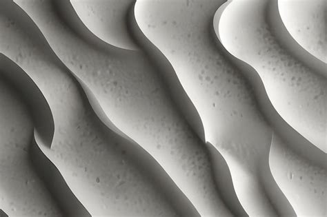 Premium Photo | Abstract 3d rendering of white wavy surface Futuristic background