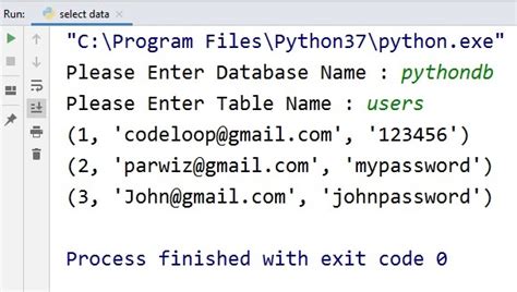 Python Tutorial - Working with MySQL Database in Python - Codeloop