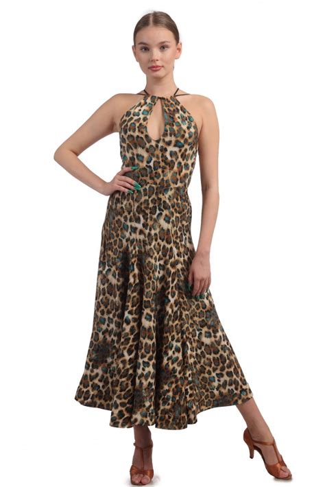 Купальник для танцев на бретельках женский " Florence" leopard купить в ...