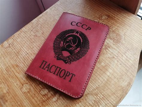 Обложка на паспорт из натуральной кожи – купить онлайн на Ярмарке ...